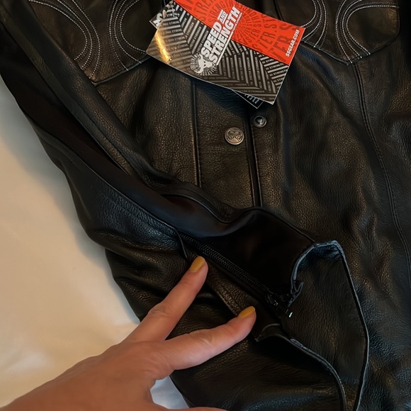 Blackheart | Jackets & Coats | Black Heart Motorcycle Leather Jacket ...